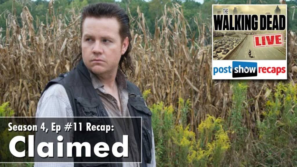 Walking Dead Season 4, Episode 11 Recap: Claimed - postshowrecaps.com
